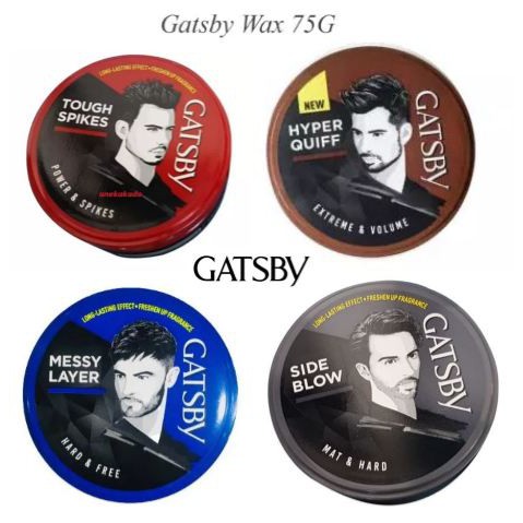 Gatsby Hair Wax 75g 4 Variations Exp2024 | Shopee Singapore