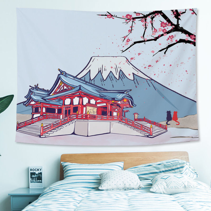 xiqiqinzeshuai/Japanese hanging cloth background wall cloth | Shopee ...