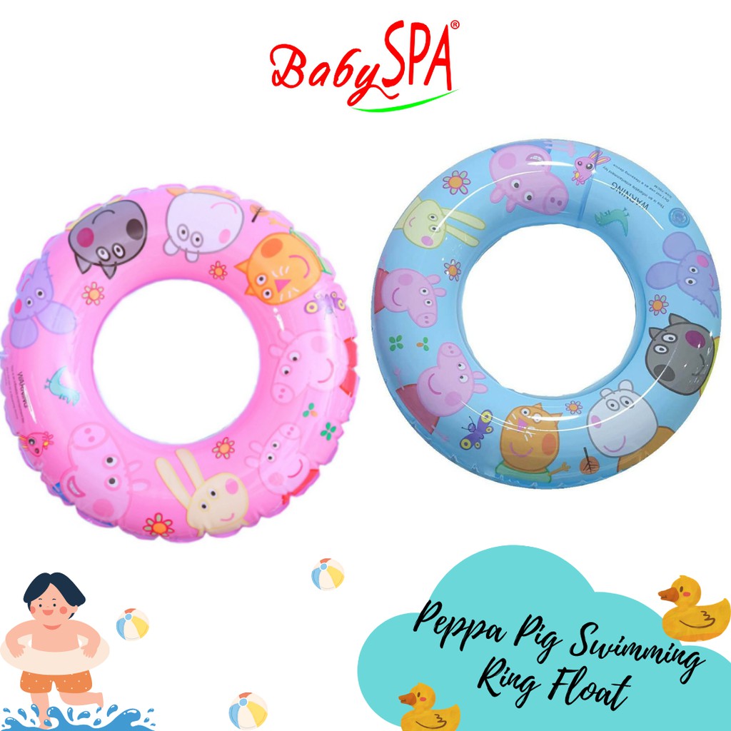 ♥♥♥ 𝐒𝐆 𝐒𝐞𝐥𝐥𝐞𝐫 BabySPA Peppa Pig Swimming Ring for Kids Float | Shopee ...