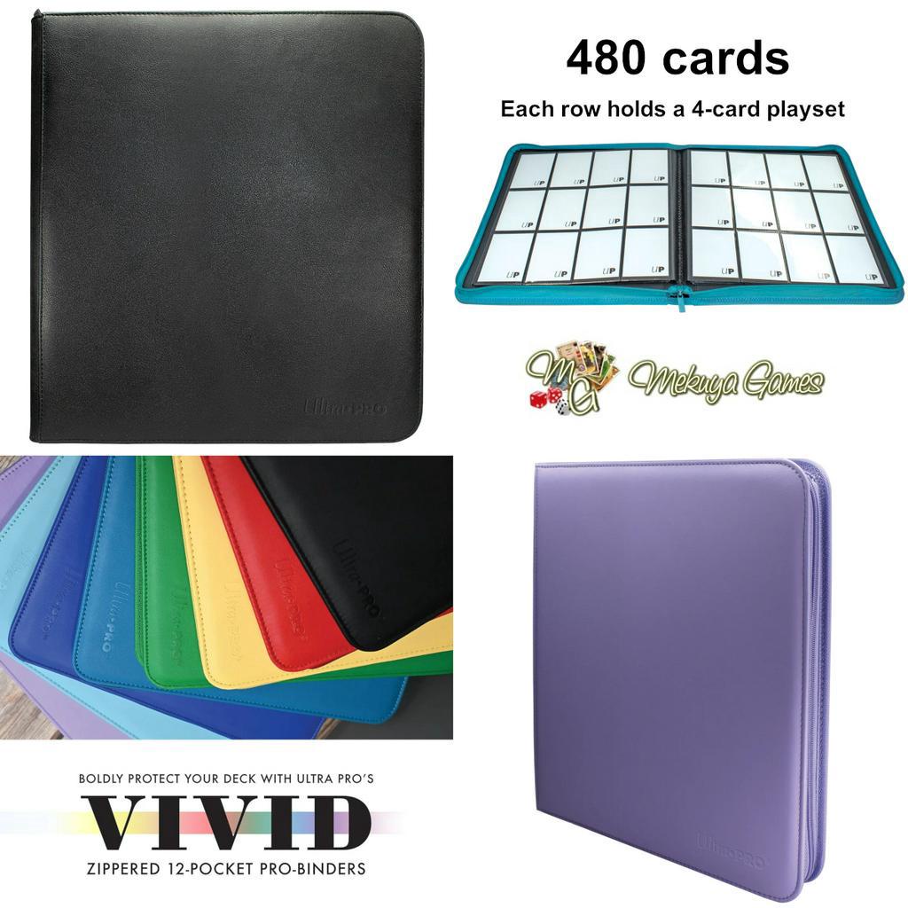UltraPro Vivid 12-Pocket Zippered Binder 480 Zipper CardAlbum | Shopee ...