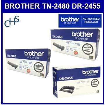 Brother Toner TN-2460 TN-2480 Drum DR-2455 For DCP-L2535DW / DCP ...