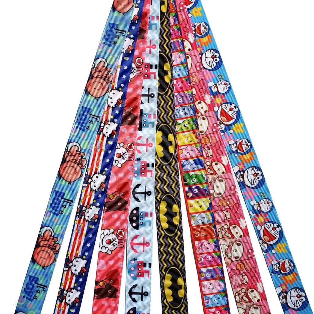Grosgrain Ribbon / Cartoon Ribbon / Gift Wrapping / Hair Bows / Hello ...