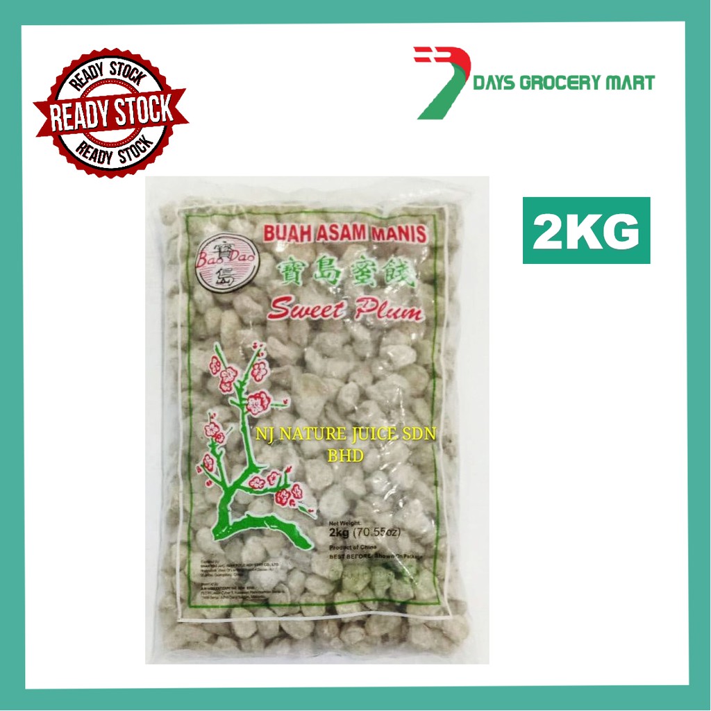 7DAYS: BAO DAO ASAM MANIS/BAO DAO SWEET PLUM 2KG/ASAM BOI BAO DAO/ASAM ...