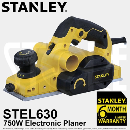 Stanley Electric Planer STEL630 750W. Designed for planing wood wood products and plastics ...
