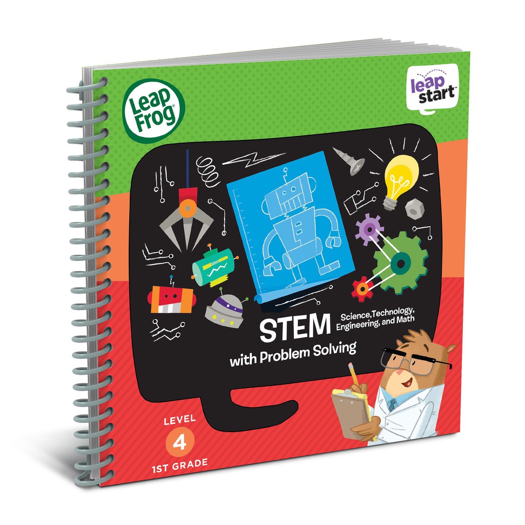 LeapFrog LeapStart Book- STEM (Sci, Tech, Engr, Math) With Problem ...