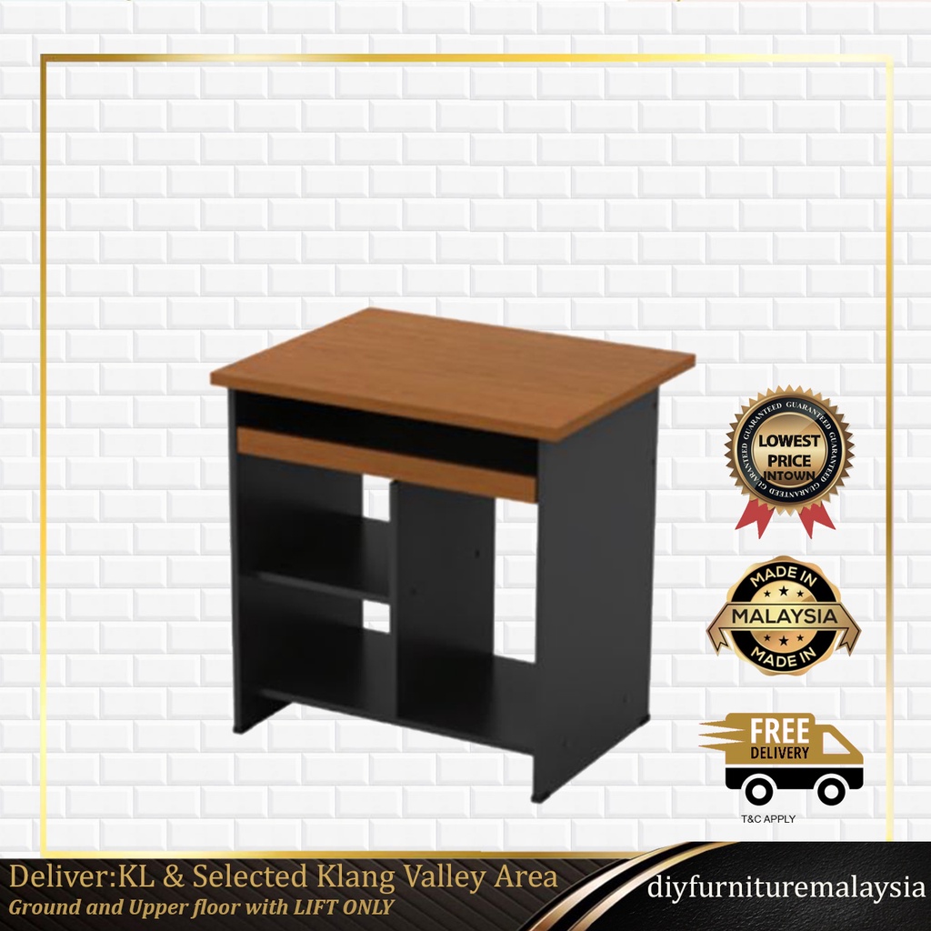 Computer Table | Computer Desk 2.5ft/3.5f/4ft | Meja Komputer | study ...
