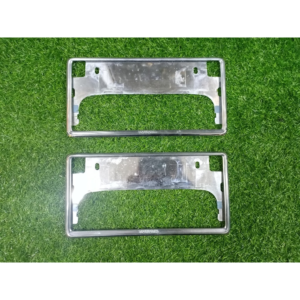 FRAME PLATE TOYOTA ORIGINAL JAPAN | Shopee Singapore