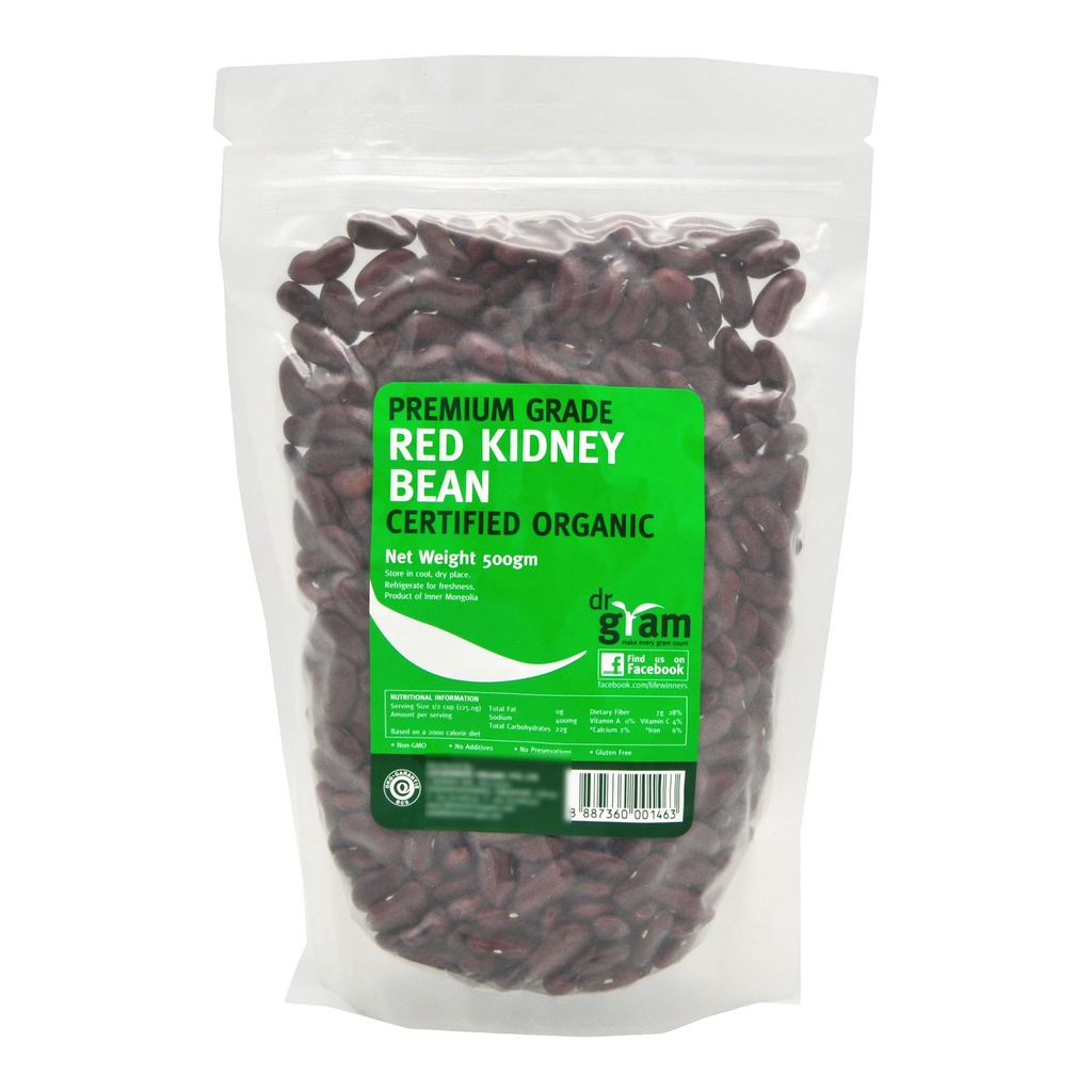 Dr Gram Organic Red Kidney Bean 500g (Exp: 15/05/2026) | Shopee Singapore