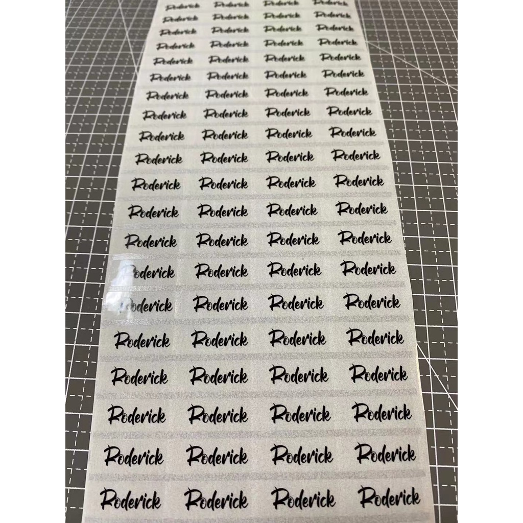 School Name Sticker Personalized Label Waterproof Plain labels/SMALL ...
