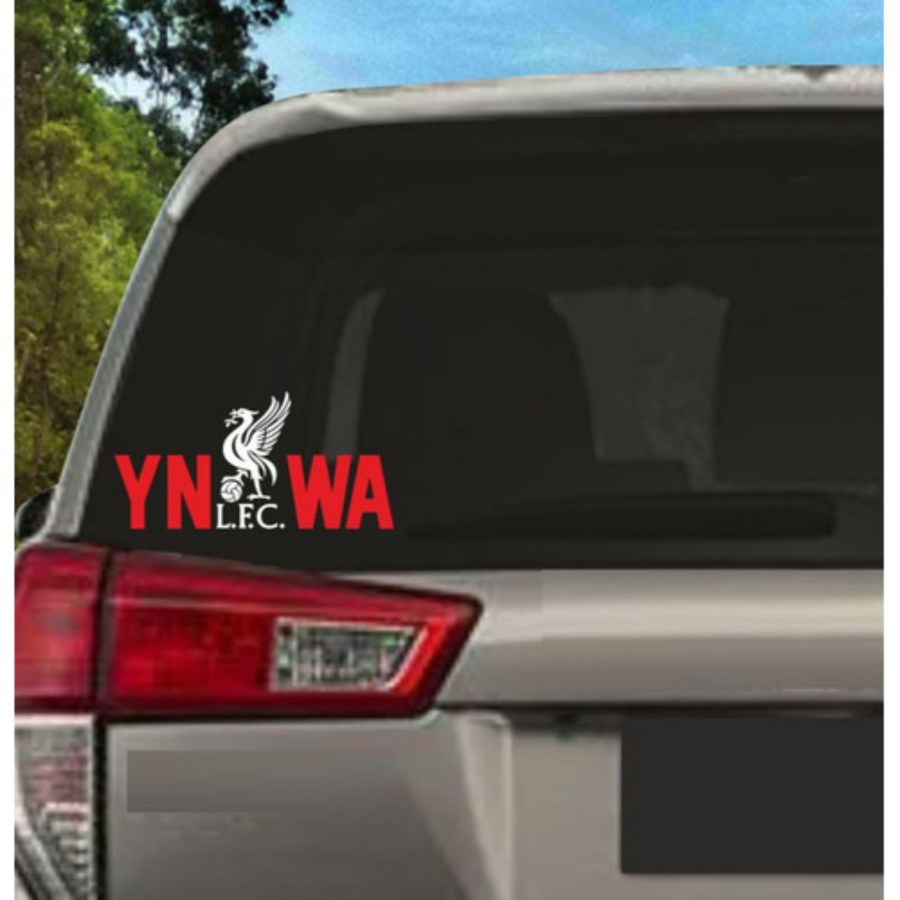 You'll CAR STICKER NEVER WALK ALONE THE REDS CUTTING STICKER YNWA ...