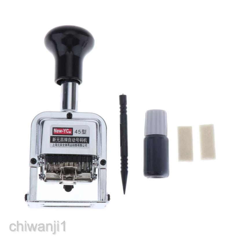 Heavy-Duty 6-Position Automatic Numbering Machine Roller Graffiti ...