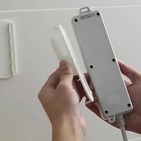Self Adhesive Power Strip Holder, Fixator Power Extension Socket Cord ...