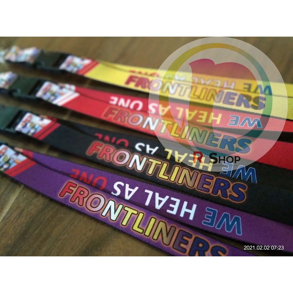 Frontliner Lanyard, Lace, Sling (We heal as One Lanyard) | Shopee Singapore