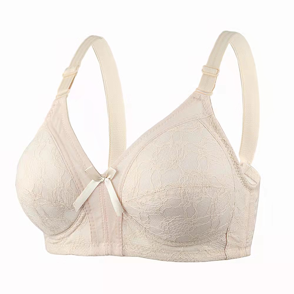 Lace Bra Size 38-46 Cup B C No Wire Bras Big Size No Iron Woman ...