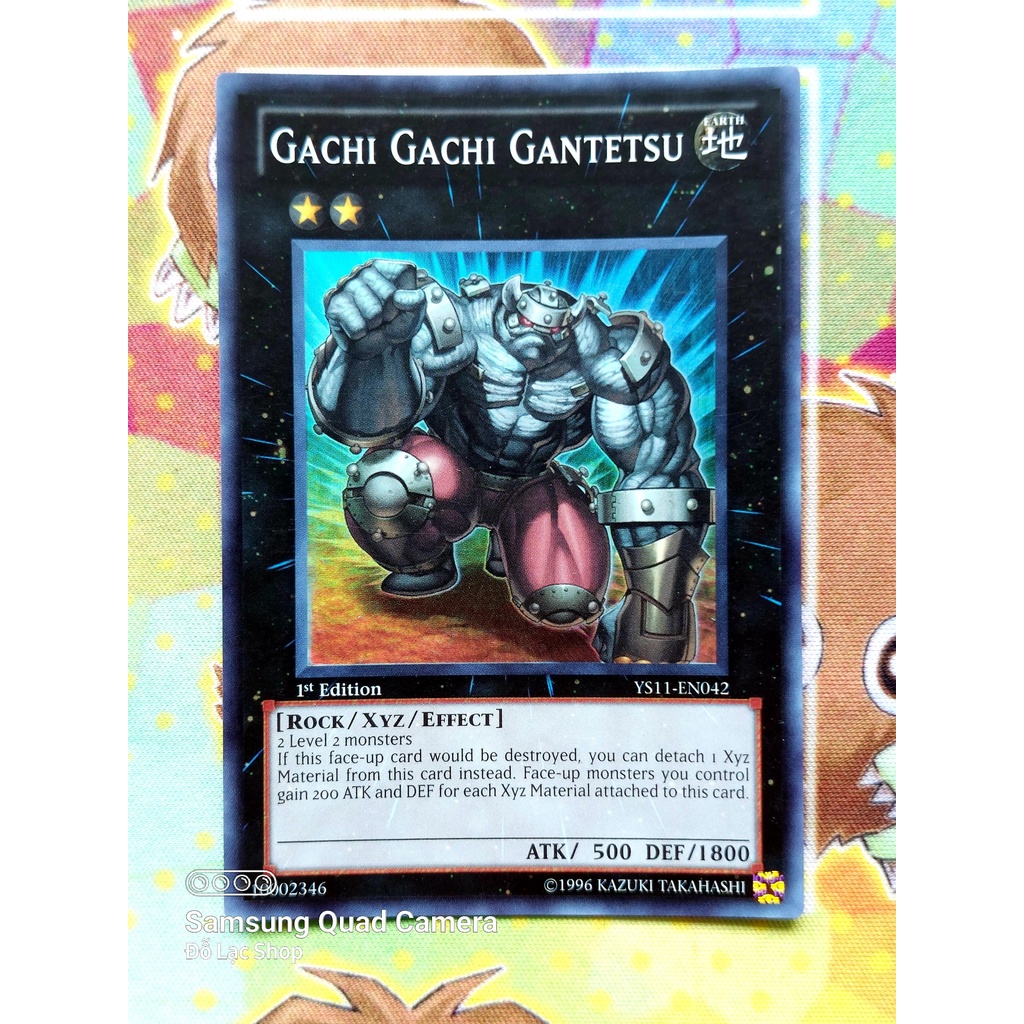 [ Do Lac Shop ] Mint90 Yugioh Monster Gachi Gachi Gantetsu Card - YS11 ...