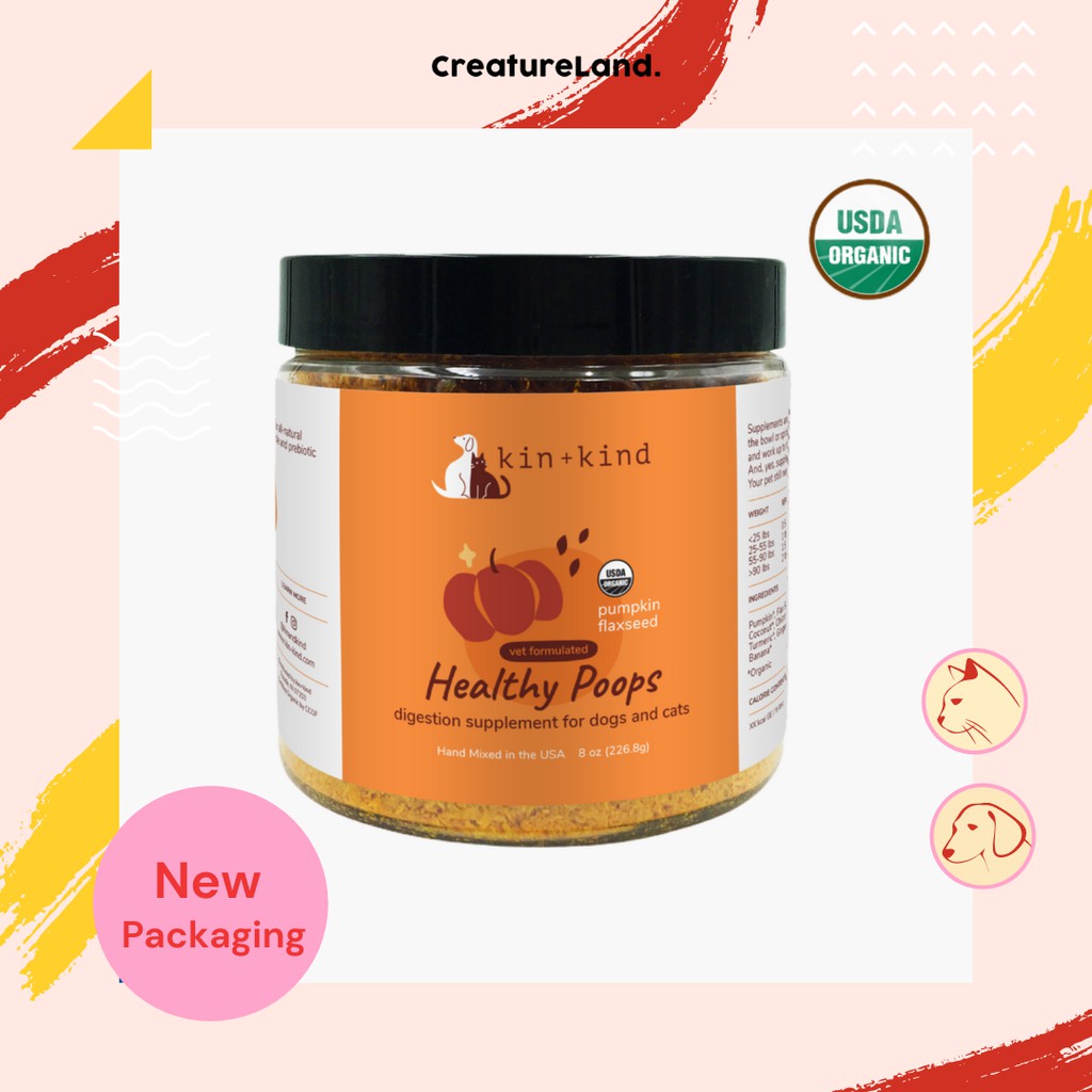 Kin+Kind - Healthy Poop (Pumpkin Fiber) Dog and Cat Supplement | Shopee ...