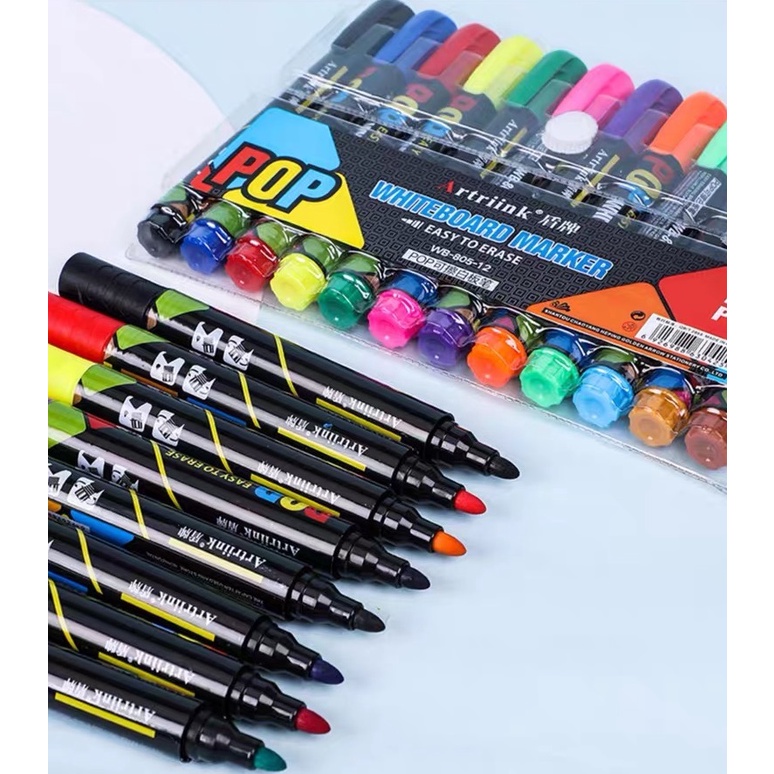 NEW *SG IN STOCK* 12pcs Whiteboard Markers Very Good Quality | Shopee ...