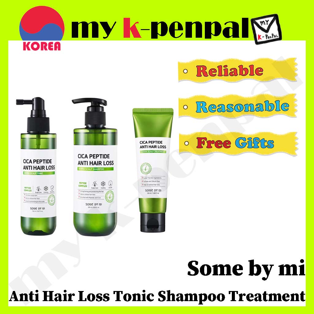 [somebymi] Cica Peptide Anti Hair Loss Derma Scalp Tonic Shampoo ...