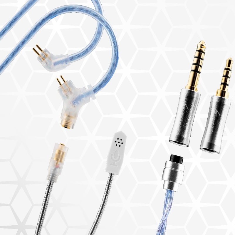 Kinera Gramr Modular Microphone Boom Mic Upgrade Cable ( 3.5mm + 4.4mm ...