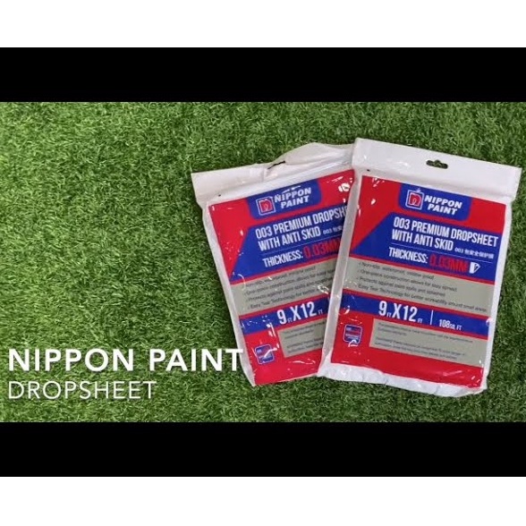 (SG SELLER) Nippon Plastic Drop Sheet 9ft x12ft (3mtr x 4mtr) | Shopee ...