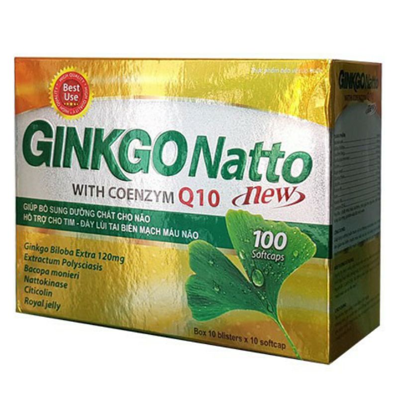 Ginkgo NATTO New yellow brain nourishment - enhances cerebral blood ...