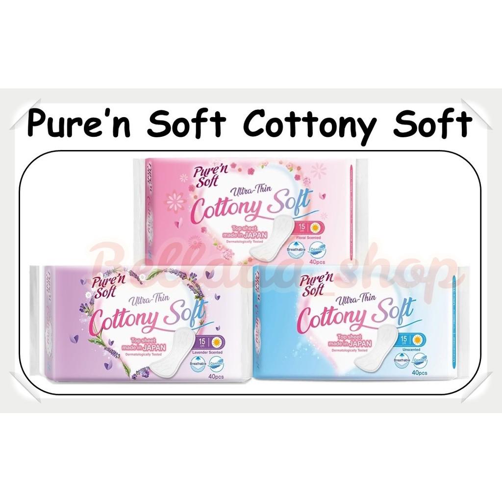 Pure'n Soft Ultra Thin Pantyliner (15cm 40's) | Shopee Singapore