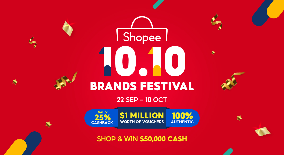 Shopee Brands Festival September 2024, Daily 25% Cashback, $1 Million ...