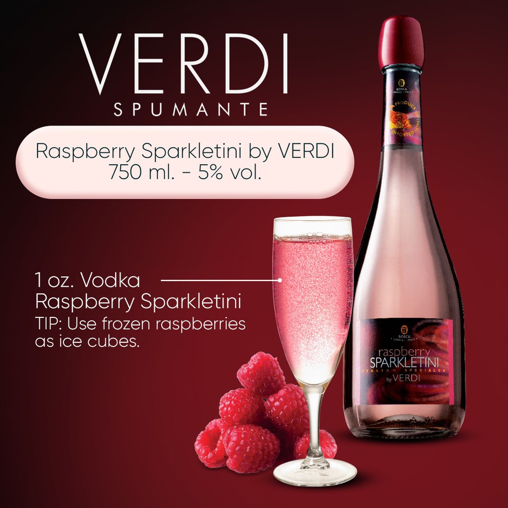 Verdi raspberry sparkletini store
