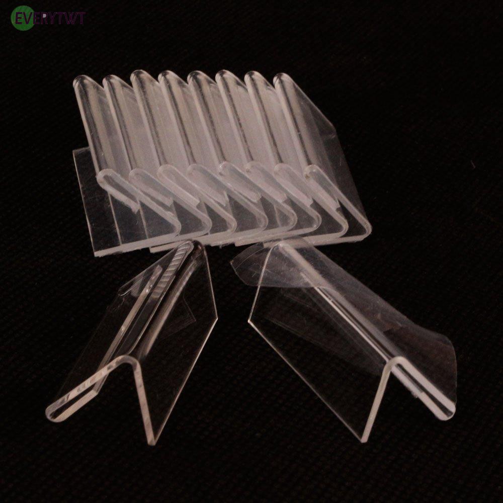 25pcs Mini Sign Display Holder Price Card Tag Label Counter Top Stand ...