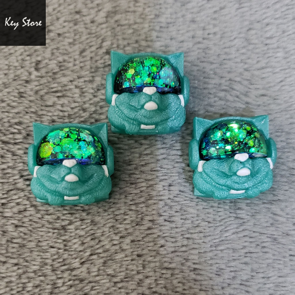 Hexagon blue artisan keycap sirius mechanical keyboard button | Shopee ...