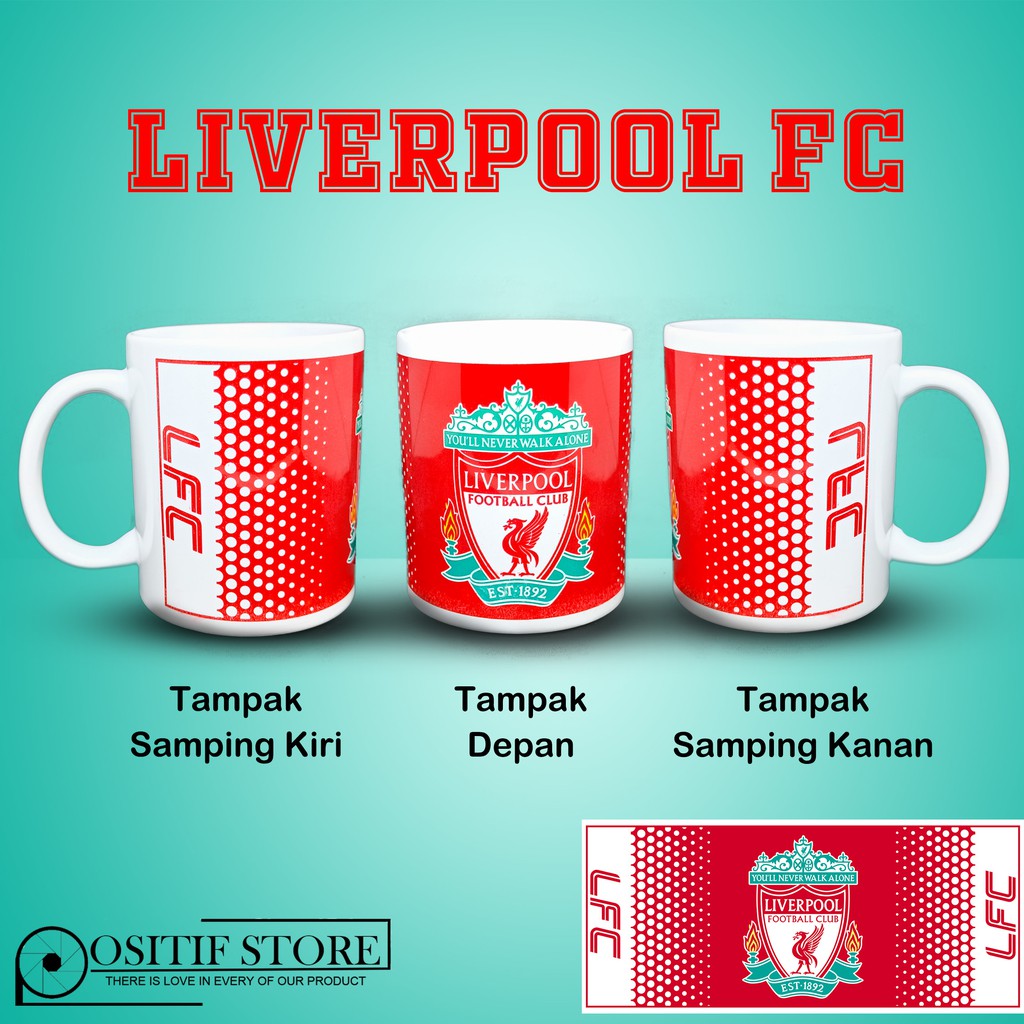 Liverpool FC MUG GLASSES - OFFICIAL LIVERPOOL MERCHANDISE - LIVERPOOL ...