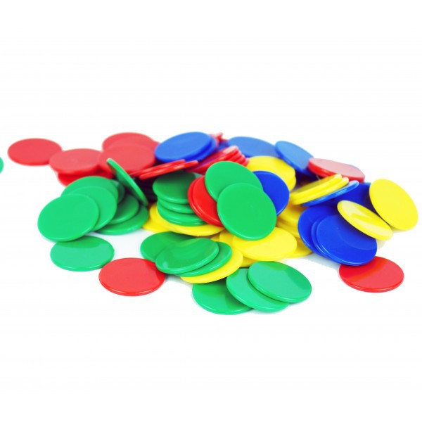 Learning Store Colour Counting Chips, Set of 100 - Maths Manipulative ...