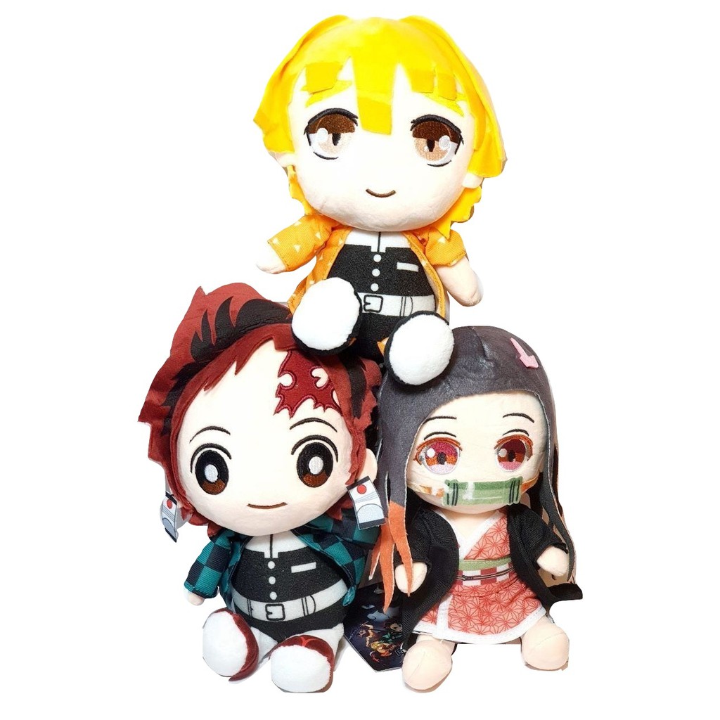 [FANMADE] Demon Slayer Tanjiro, Nezuko & Zenitsu Set of 3 Plush Toy ...