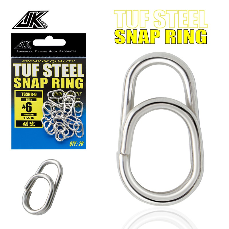 JK TSSNR New Fishing Rings Stainless Steel Split Rings High Quality ...