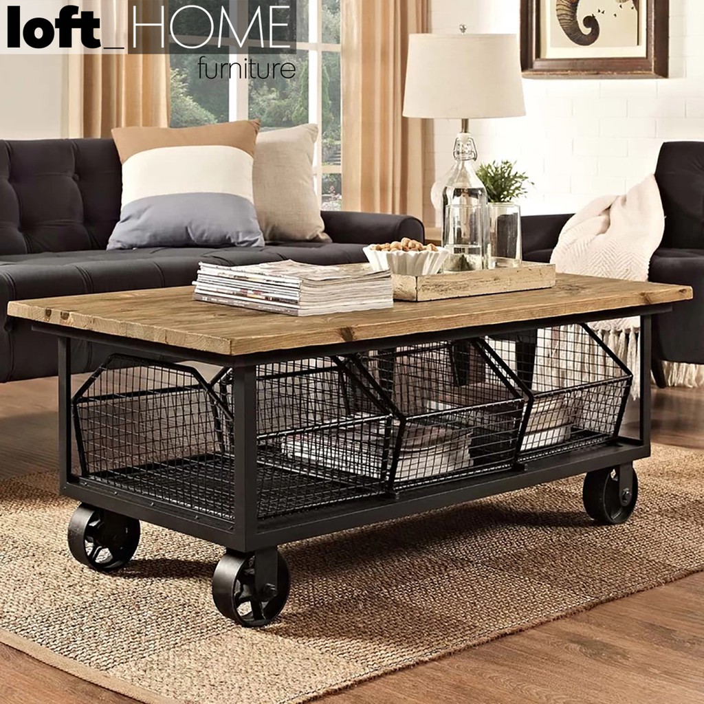 Lofthome Industrial Steel Coffee Table MYSTEEL | LIVING ROOM ...