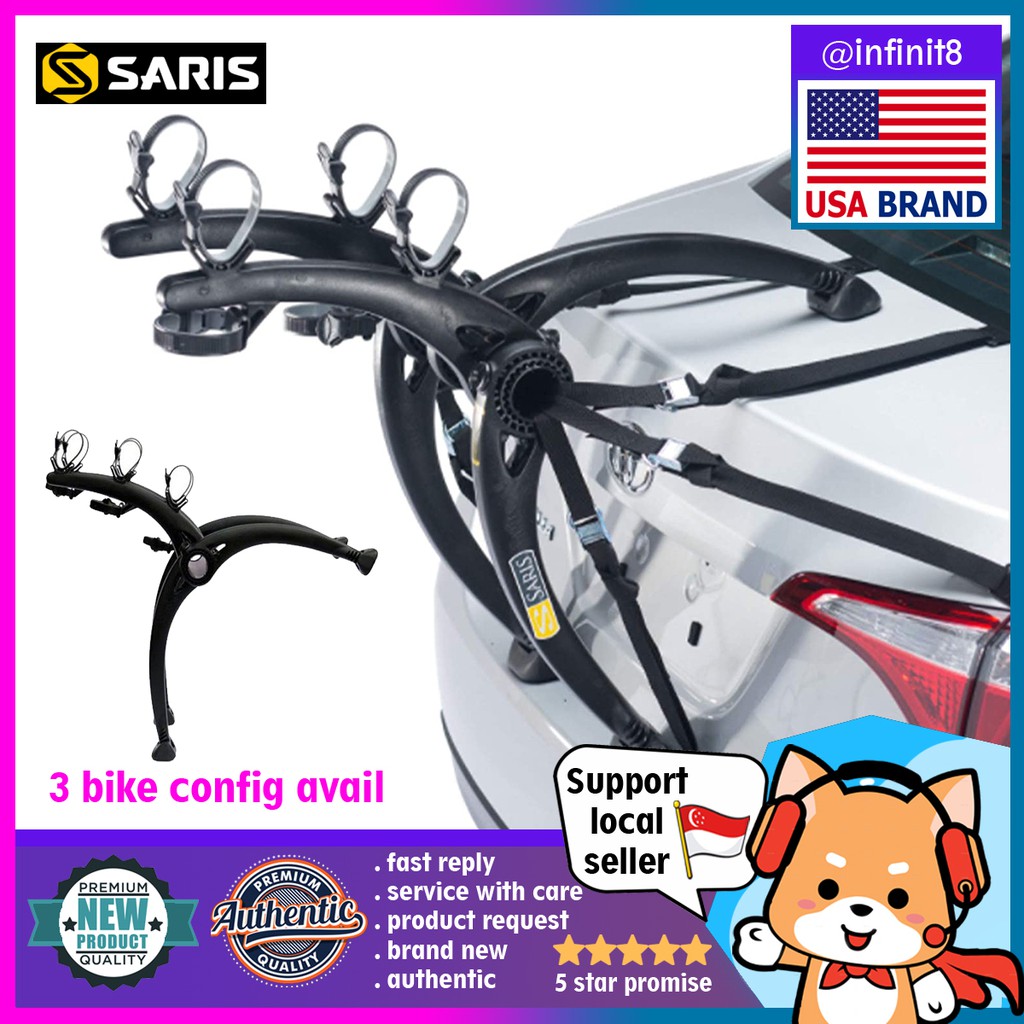 [sg stock - PROMO] Saris Bones - Premium Bike Rack for two bicycle car ...