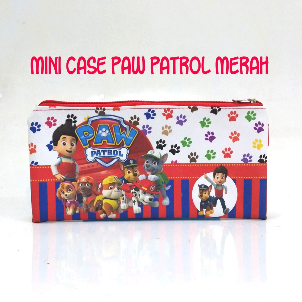 MERAH Mini Case Character Paw Patrol Red Pencil Case Stationary ...
