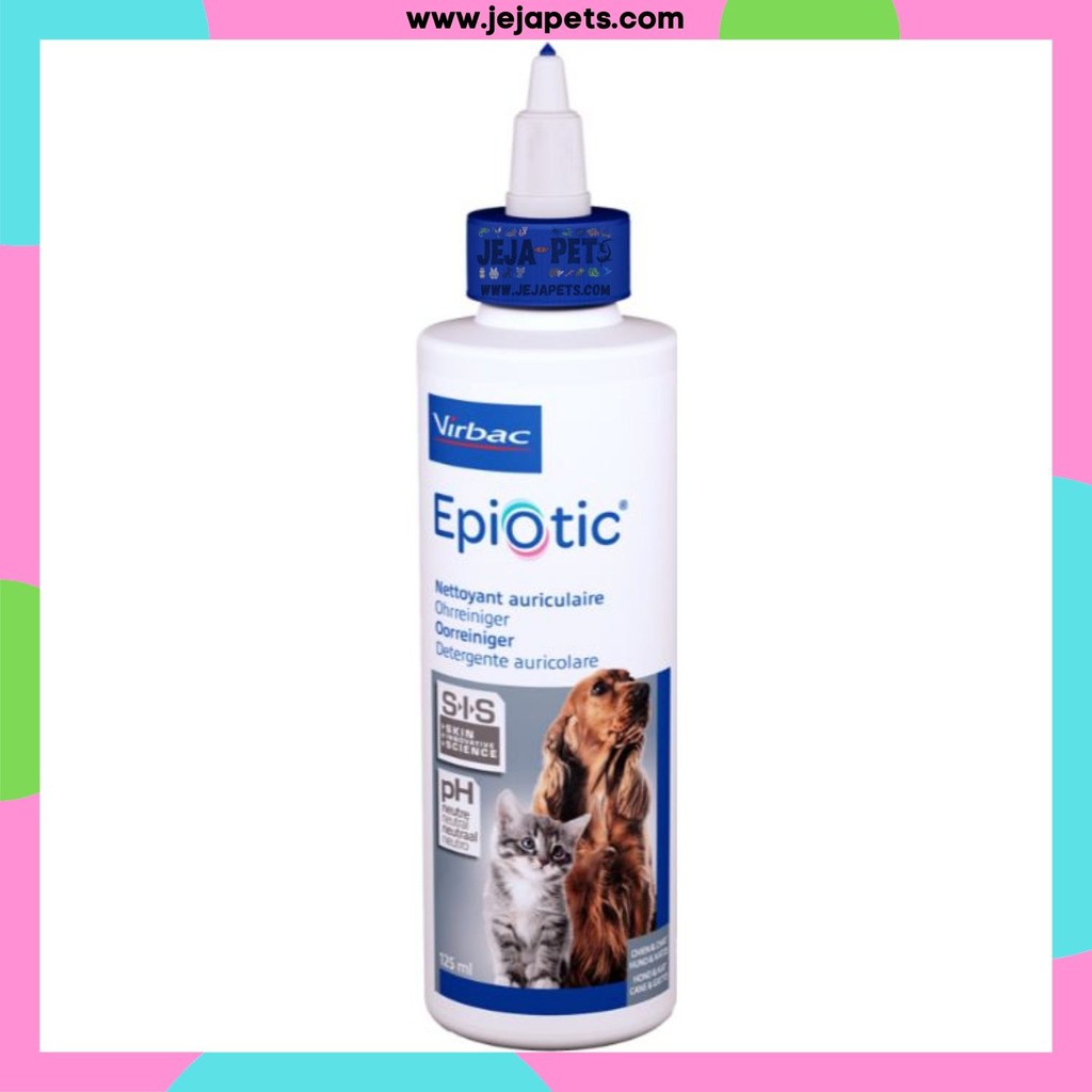 [BUNDLE 1/2/3/6] Virbac Epi-Otic Epiotic Ear Cleanser for Dogs and Cats ...