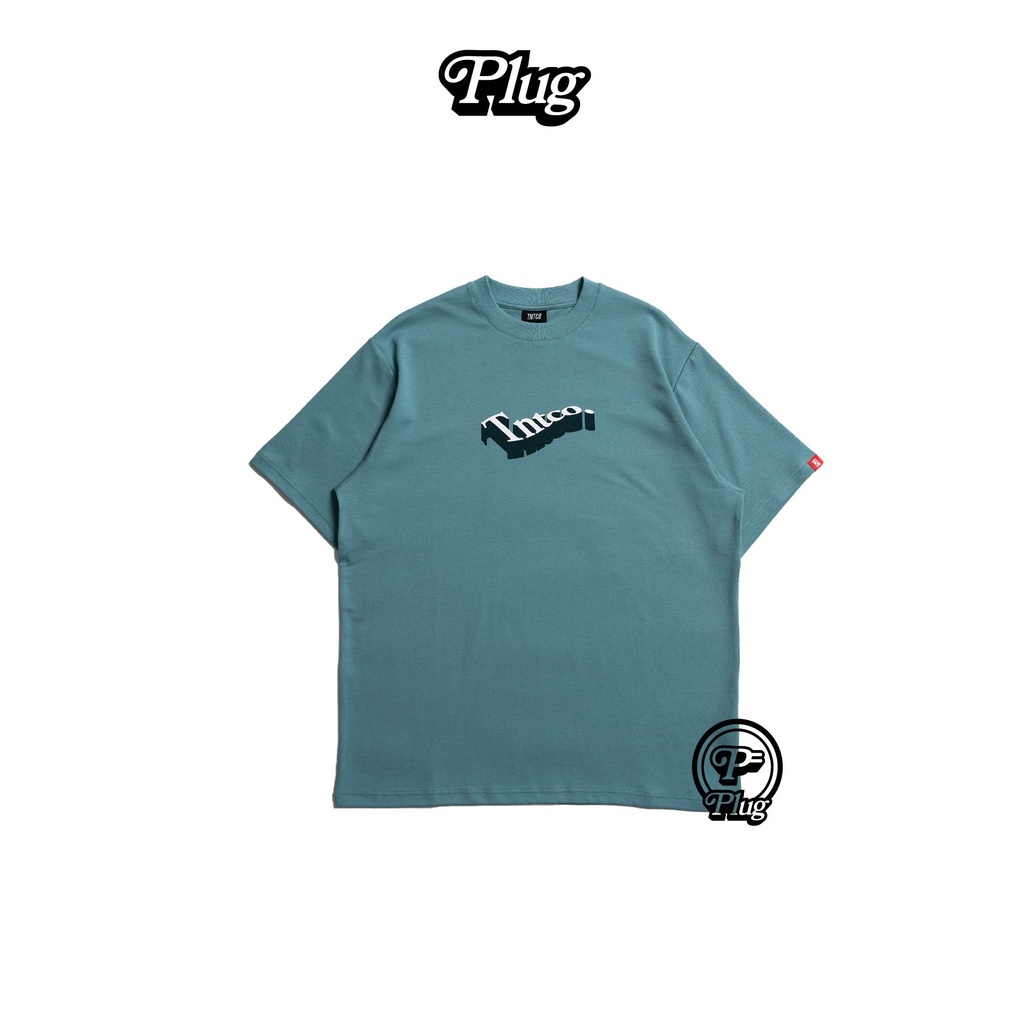 TNTCO Block Logo Tee (Blue) | Shopee Singapore