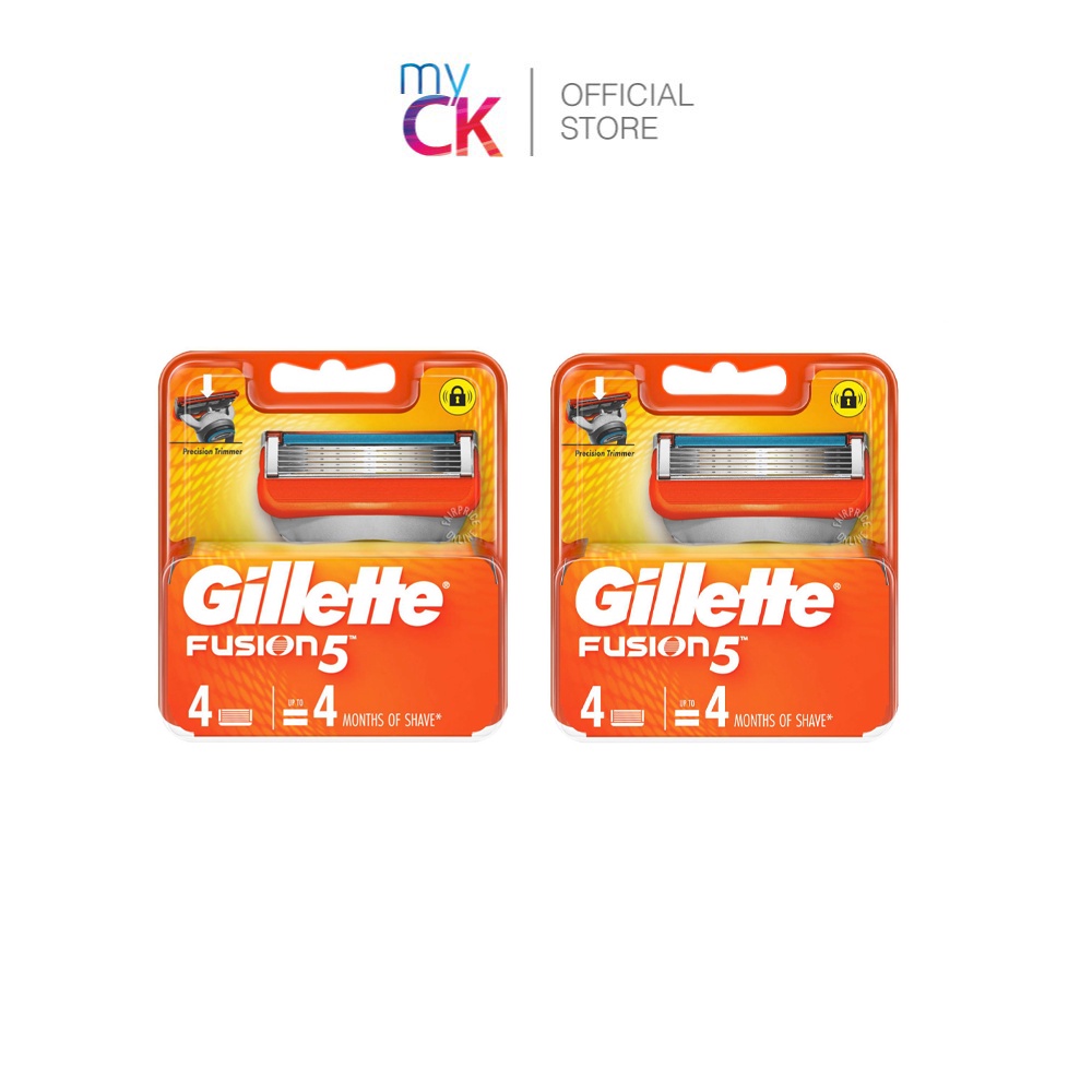 (Bundle of 2) Gillette Cartridge Fusion 5 4's | Shopee Singapore