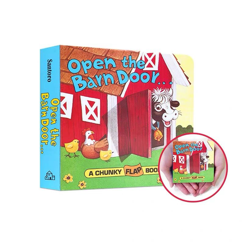 [READY STOCKS] Open the Barn Door Chunky Flap Board Book | Shopee Singapore