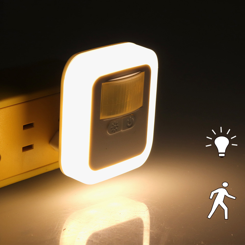 Motion Sensor Energy-saving Led Night Light/ Plug-in Human Body ...