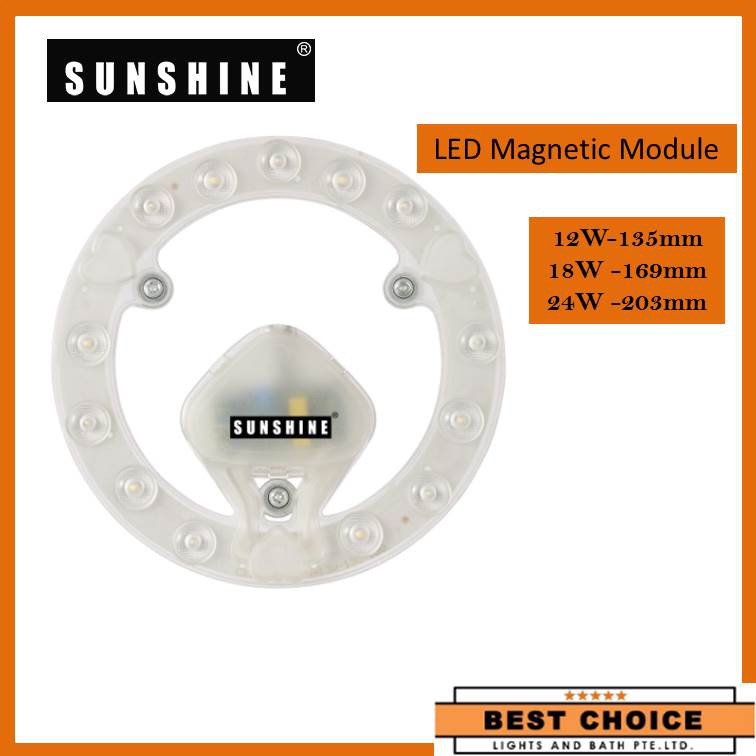 LED MAGNETIC MODULE | Circle Shape LED Panel Replacement 12W | 18W ...