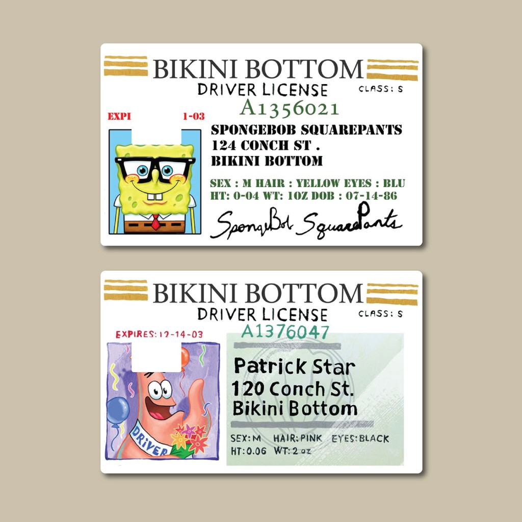 Spongebob PATRICK BIKINI BOTTOM EDITION | Atm CARD SKIN/STICKER (VINYL ...