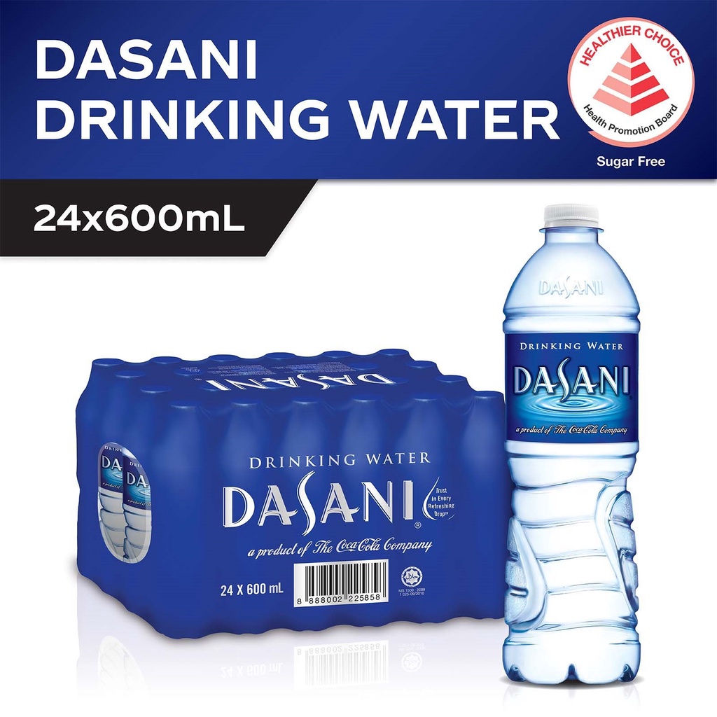 [1 Carton] Dasani Drinking Water (24x600ml) | Shopee Singapore