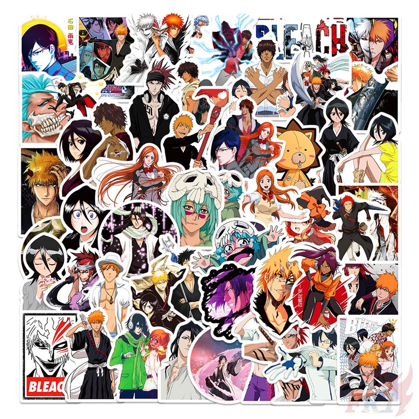 100Pcs/Set BLEACH Series A Stickers Anime DIY Mixed Luggage Laptop ...