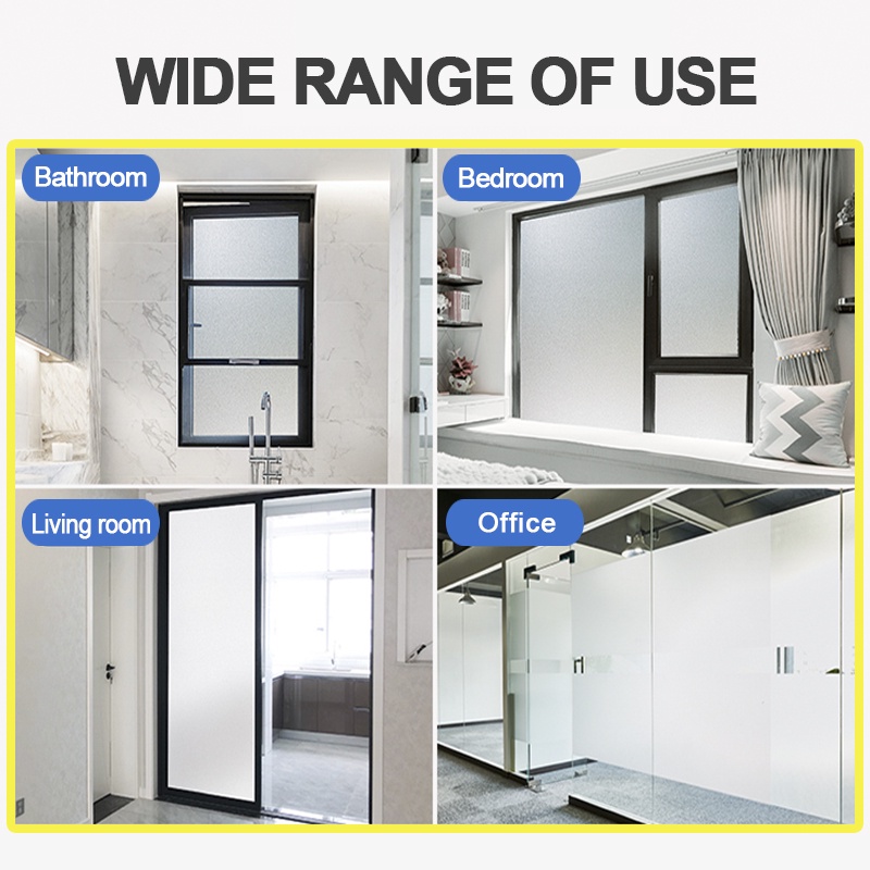 90cm*500cm 3D Blinds Matte Window Film Vinyl Glass Self-adhesive Film ...