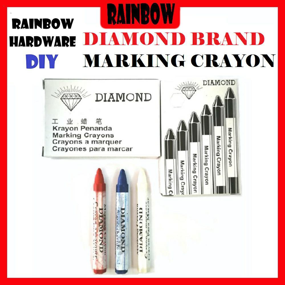 DIAMOND MARKING CRAYON (RED,BLUE,WHITE) | Shopee Singapore