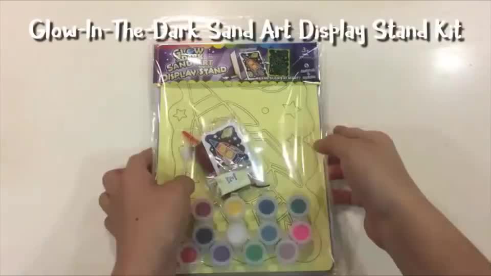 **Exclusive Singapore Theme ** Glow-In-The-Dark Sand Art Display Stand ...