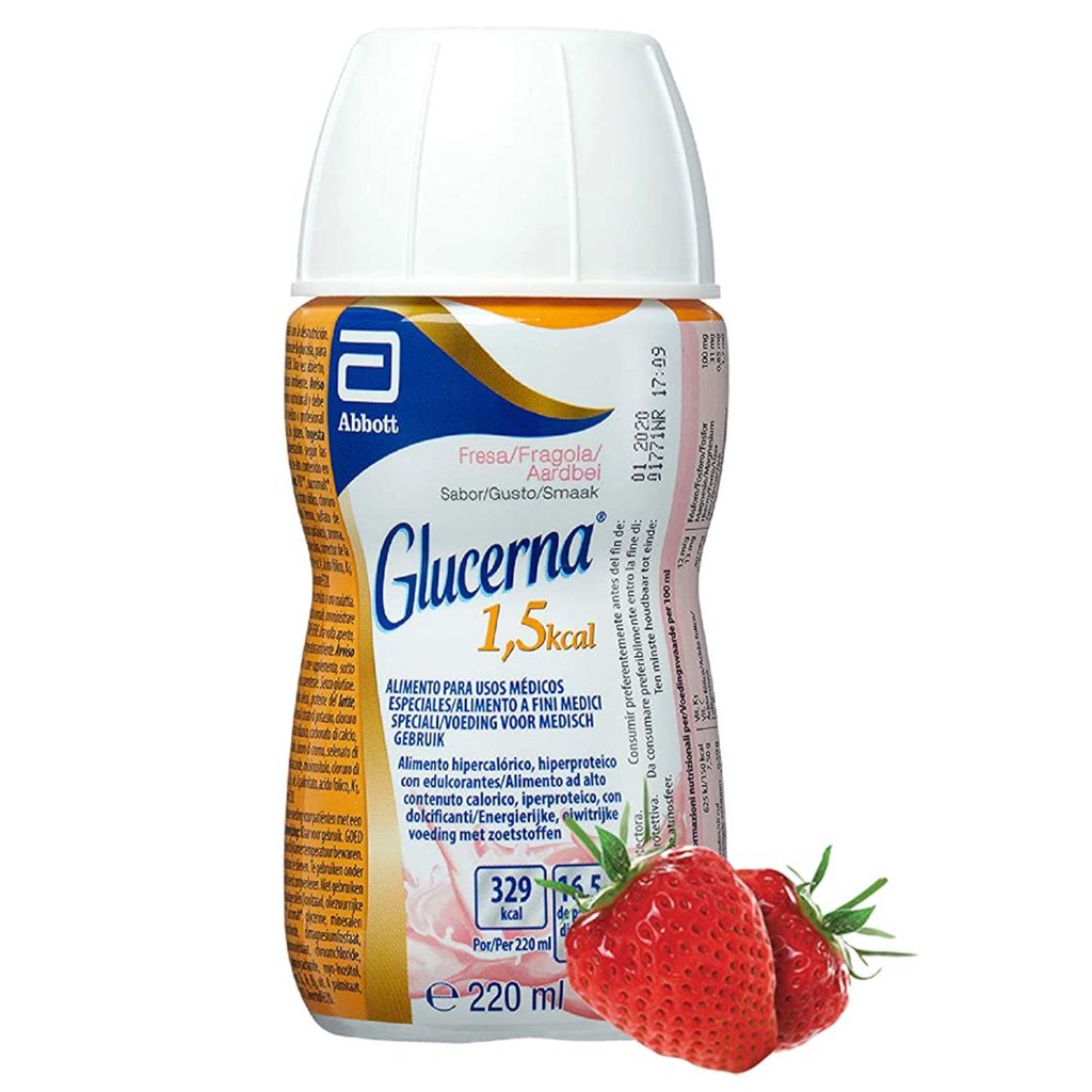 Glucerna Plus Ready To Drink: 1.5kcal/ml Strawberry 220ml | Shopee ...